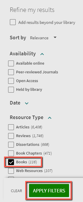 Searching for a specific book or e-book | University Libraries | University of Nevada, Reno
